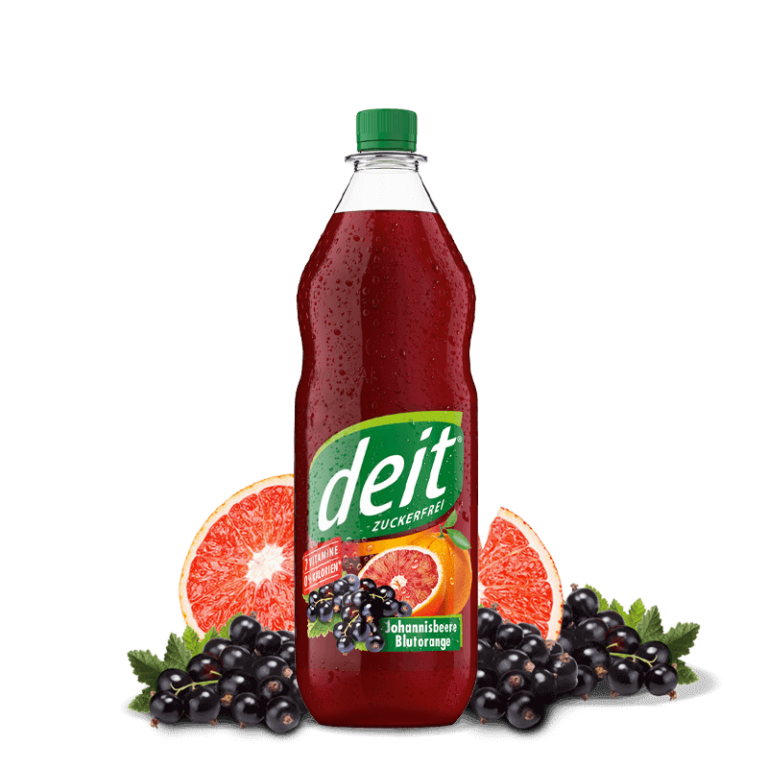 DEIT Sortiment: kalorienarm, zuckerfrei genießen in 9 fruchtigen Sorten › Deit®