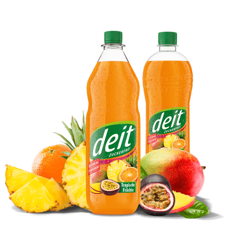 DEIT Sortiment: kalorienarm, zuckerfrei genießen in 9 fruchtigen Sorten › Deit®