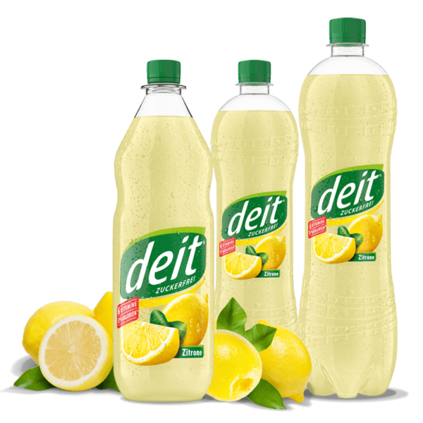 DEIT Sortiment: kalorienarm, zuckerfrei genießen in 9 fruchtigen Sorten › Deit®