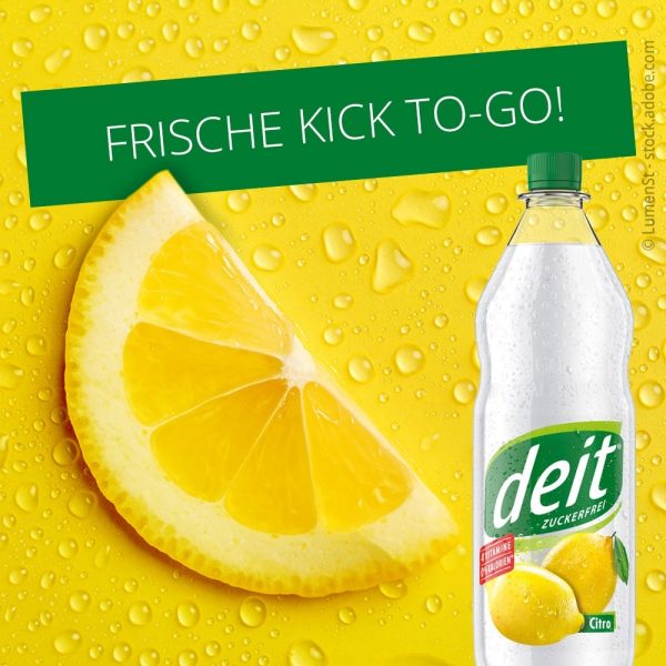 DEIT® ERFRISCHT OHNE ZUCKER MIT 0 % KALORIEN › Deit®