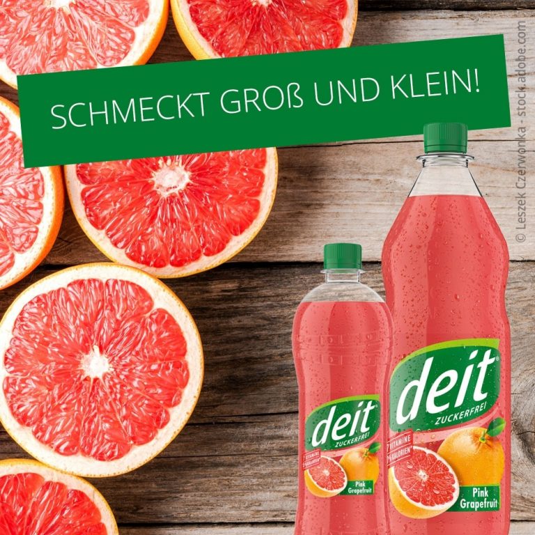 DEIT® ERFRISCHT OHNE ZUCKER MIT 0 % KALORIEN › Deit®